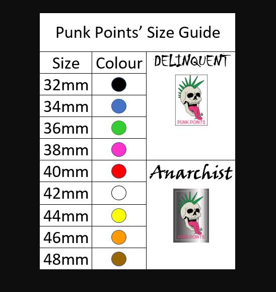 Punk Points – Black Anarchist – Finger Grip – Maximum Darts